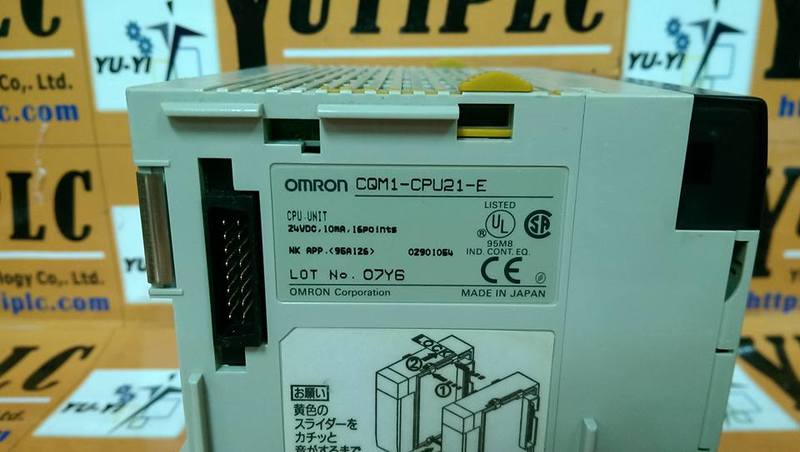 OMRON CQM1-CPU21-E CPU UNIT MODULE - 裕益科技自動化設備可程式編碼器PLC分散式控制系統DCS